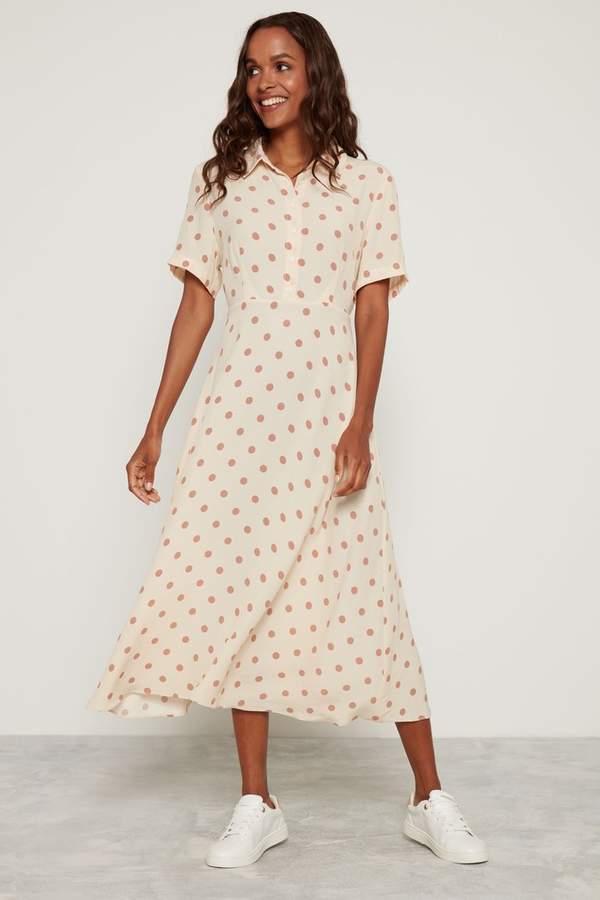 How to Find Ruth Langsford Spotted Shirt Dress This Morning August 2019 ...