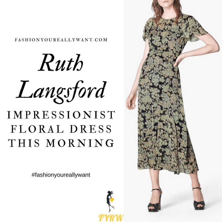 Ruth Langsford Impressionist Floral Dress This Morning September 2020 ...