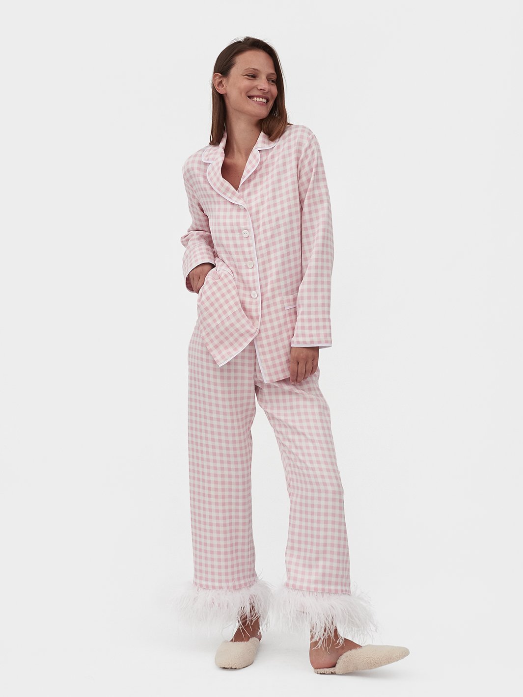 Holly Willoughby Pink Gingham Pyjamas November 2020 – Fashion You ...
