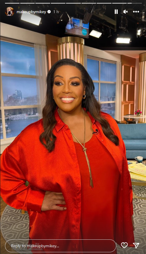 Alison Hammond Paprika Satin Co Ord This Morning March 2023 – Fashion ...