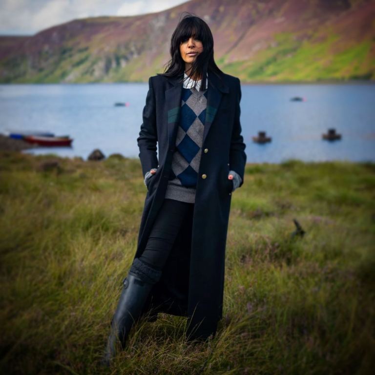 Claudia Winkleman Blackwatch Coat The Traitors 2024 – Fashion You ...