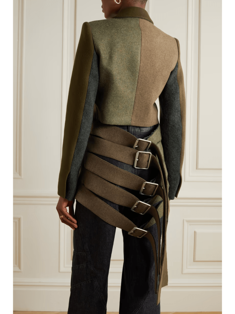 Claudia Winkleman Buckle Felt Blazer The Traitors 2025 – Fashion You ...