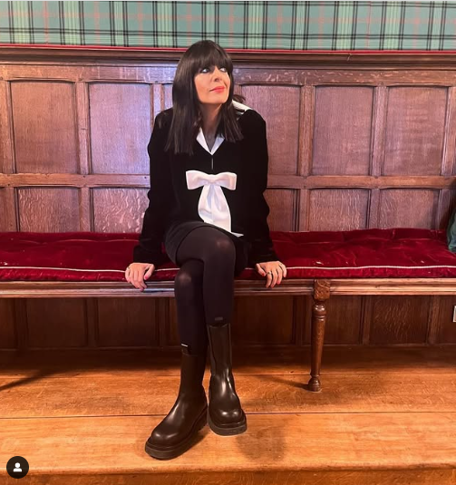 Claudia Winkleman Black Sailor Dress The Traitors 2025 – Fashion You ...