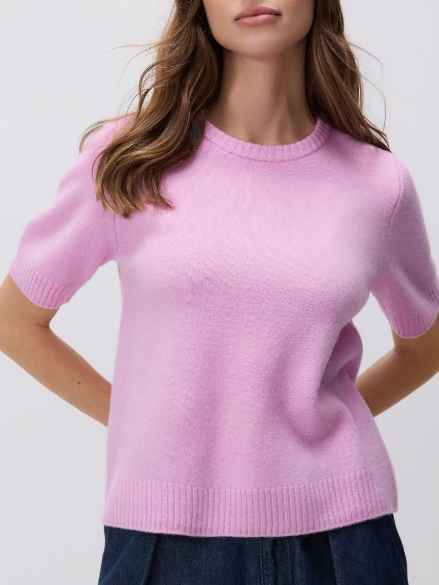 Sian Welby Pink Short Sleeve Jumper This Morning August 2025 – Fashion ...