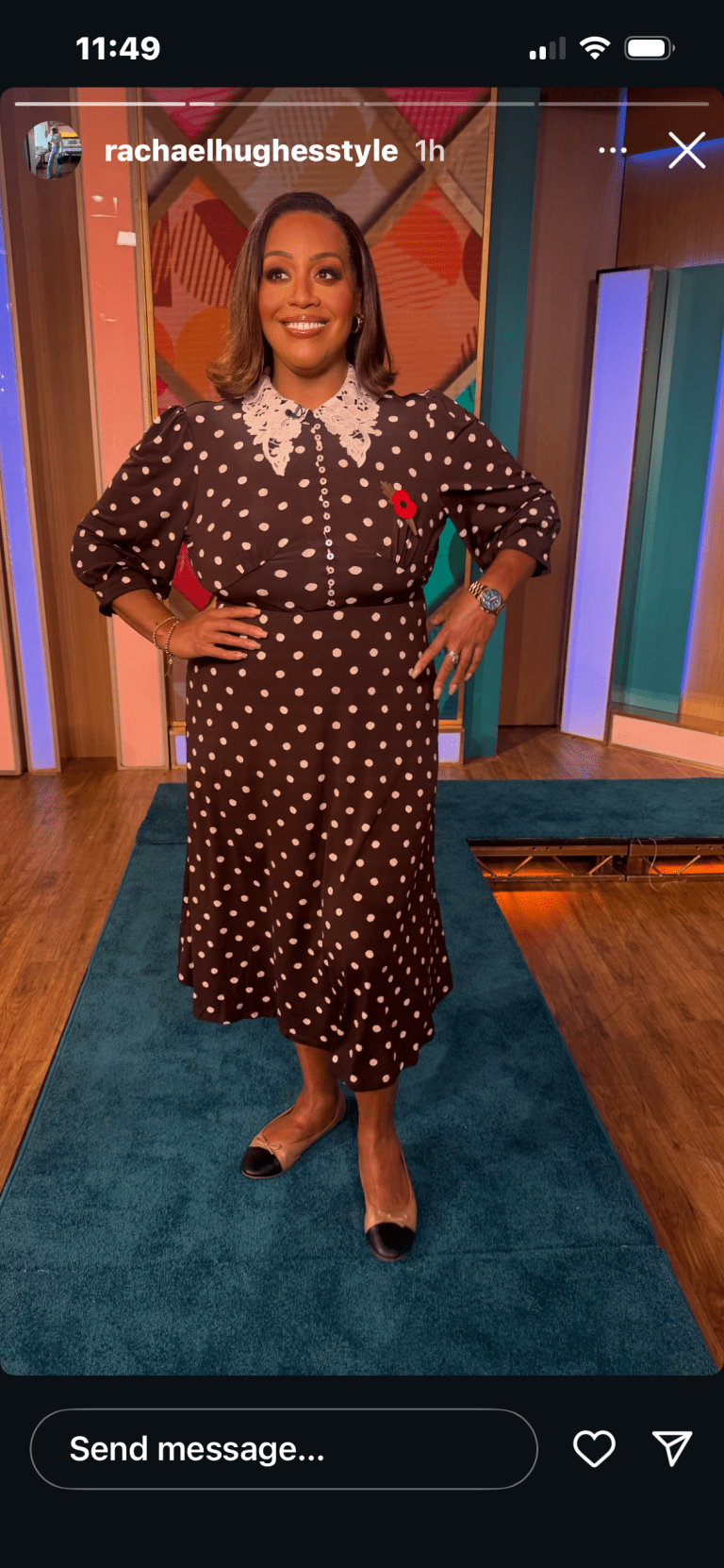 Alison Hammond Chocolate Spot Dress This Morning October 2025 – Fashion ...
