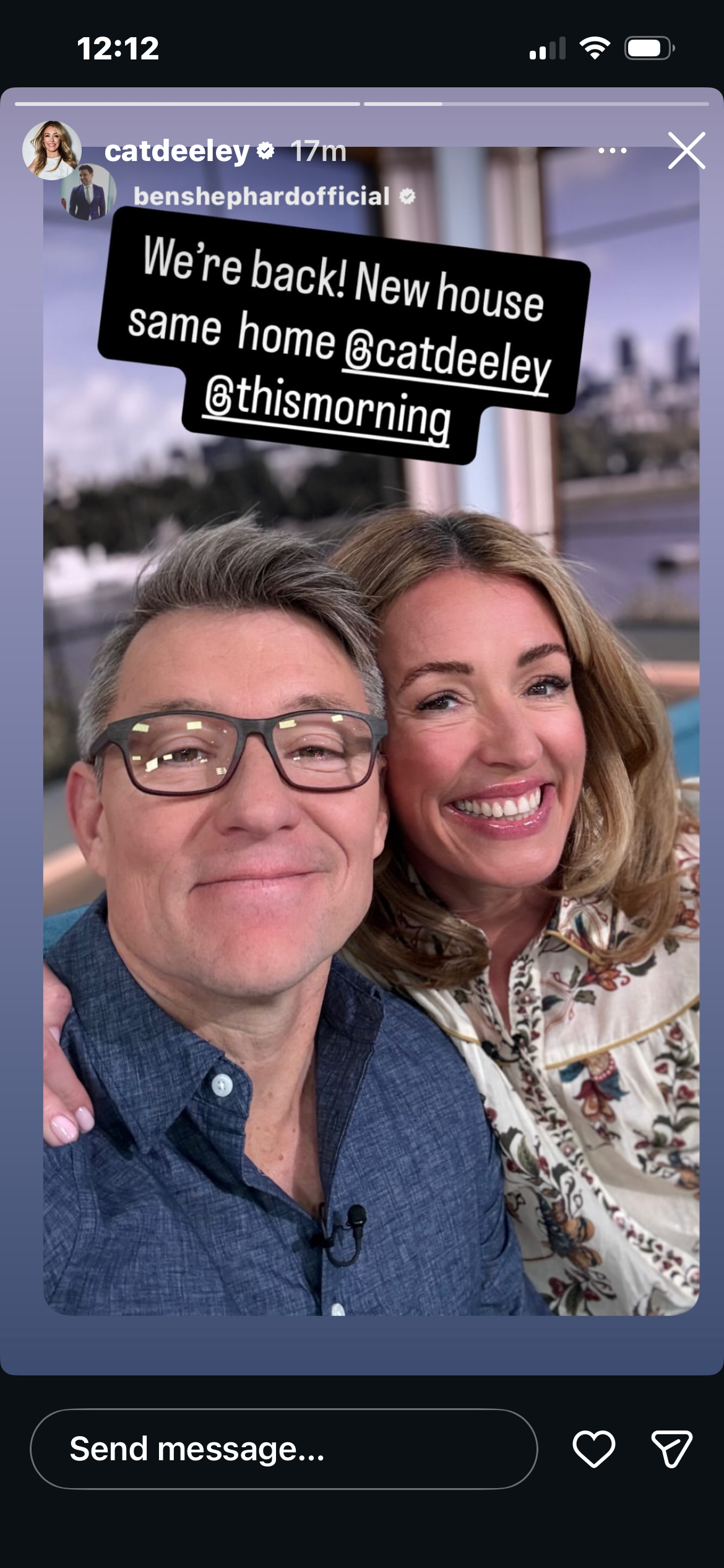 Cat Deeley Majestic Hearts Blouse This Morning January 2026 – Fashion ...