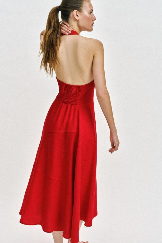 Cat Deeley Red Halter Dress This Morning June 2026 – Fashion You Really ...